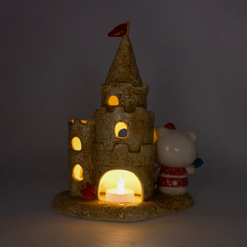 Hello Kitty Sand Castle Candle House â€“ Hand-Packed