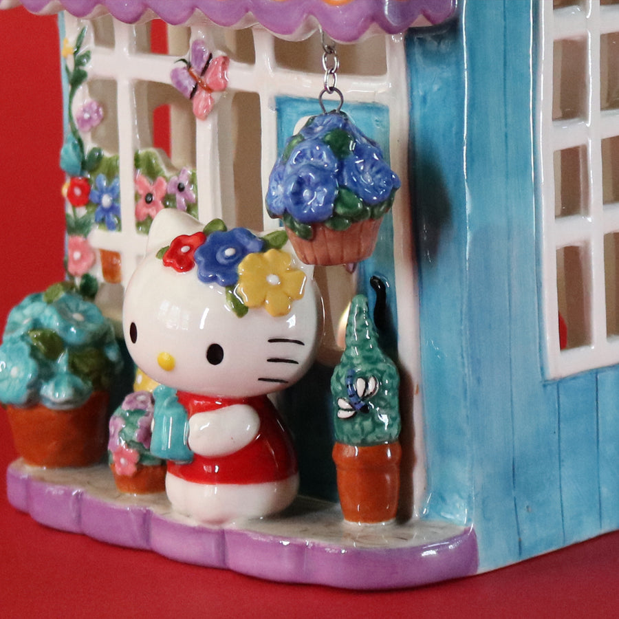 Clayworks Hello Kitty Floral Garden Shop Candle House – Blue Sky Clayworks
