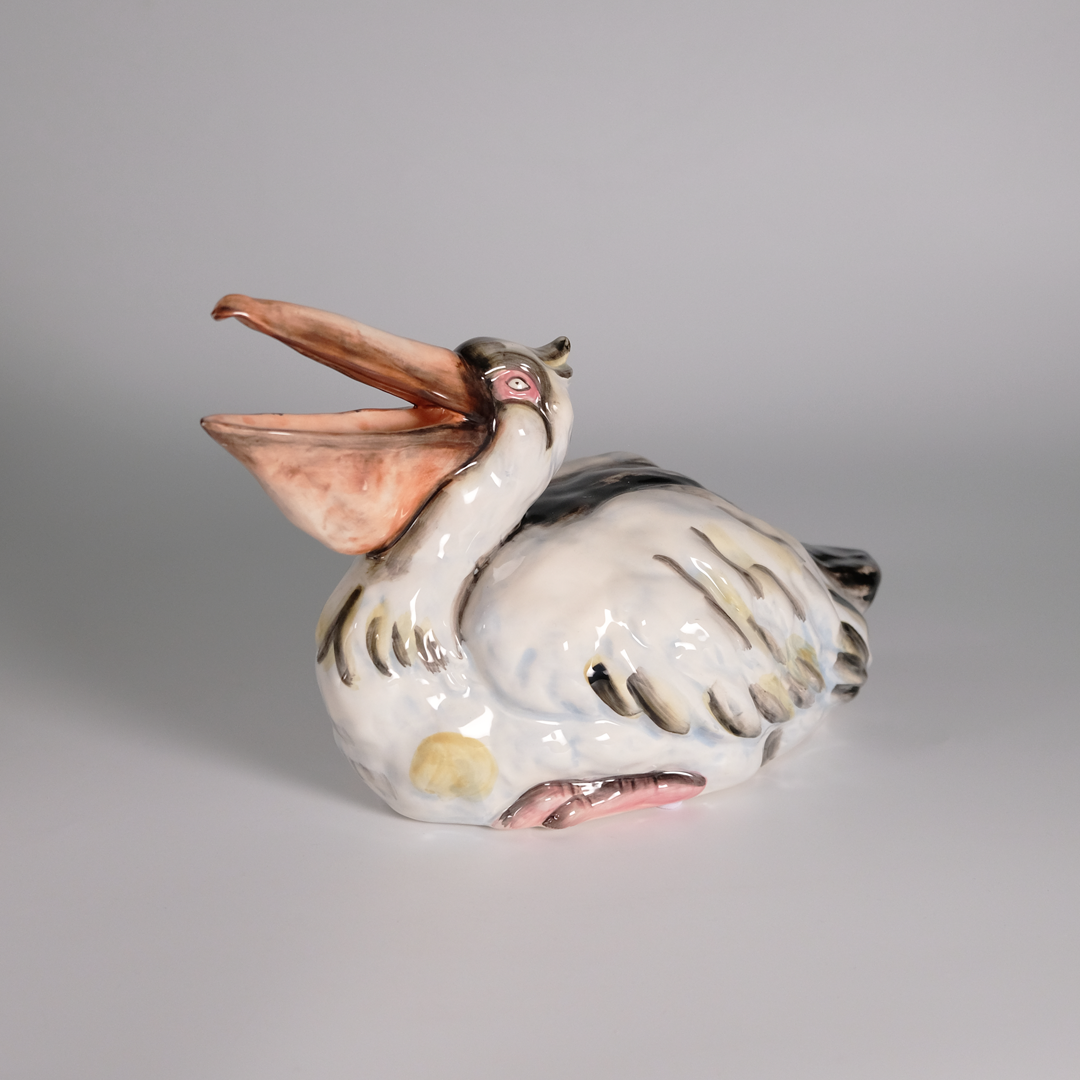 Pelican Figurine â€“ Celebrating 20+ Years of Ceramic Art