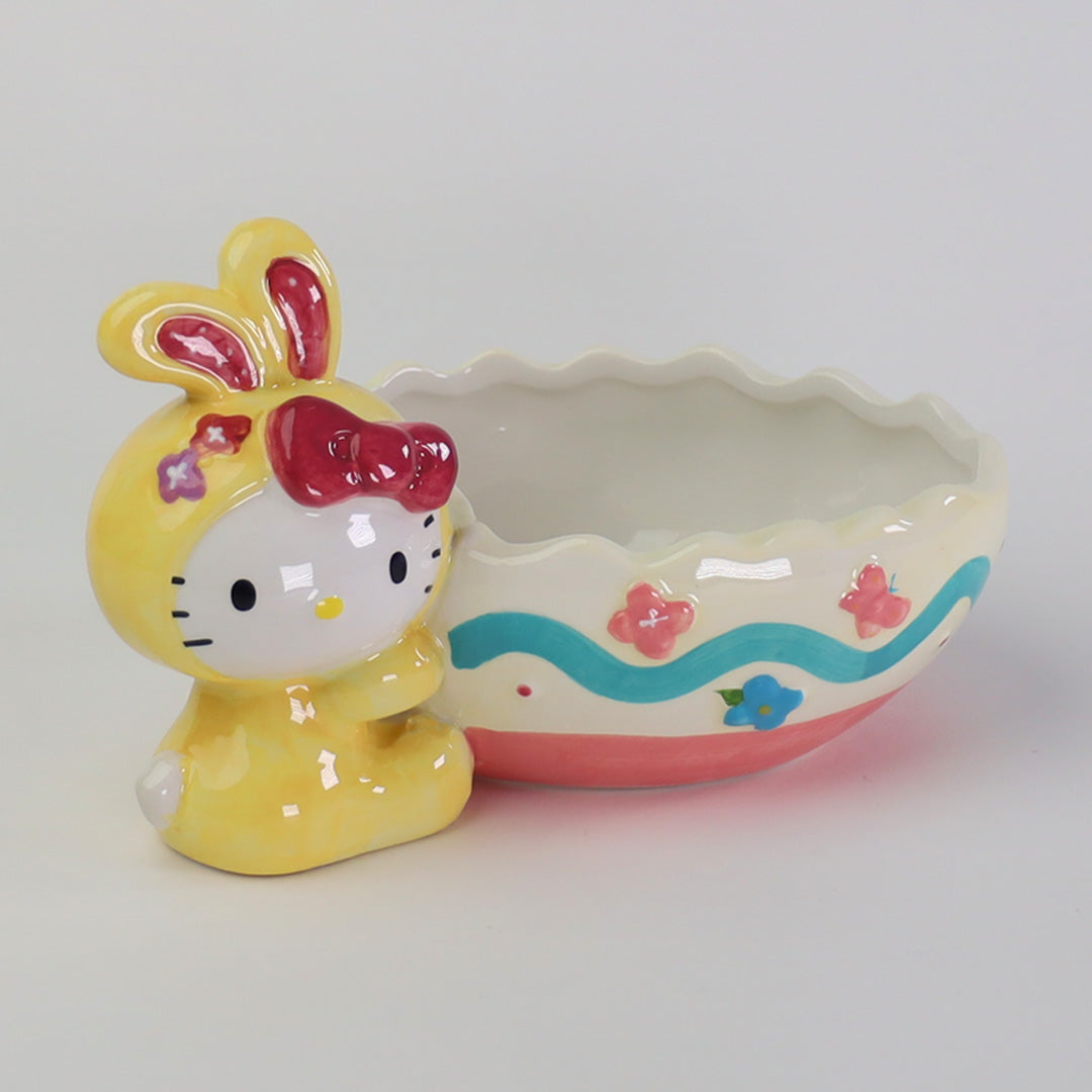 Hello Kitty Easter Bunny Egg Candy Bowl