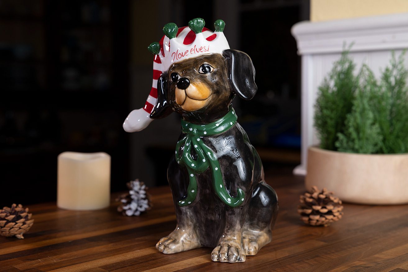 Dusty Dog Figurine – Blue Sky Clayworks