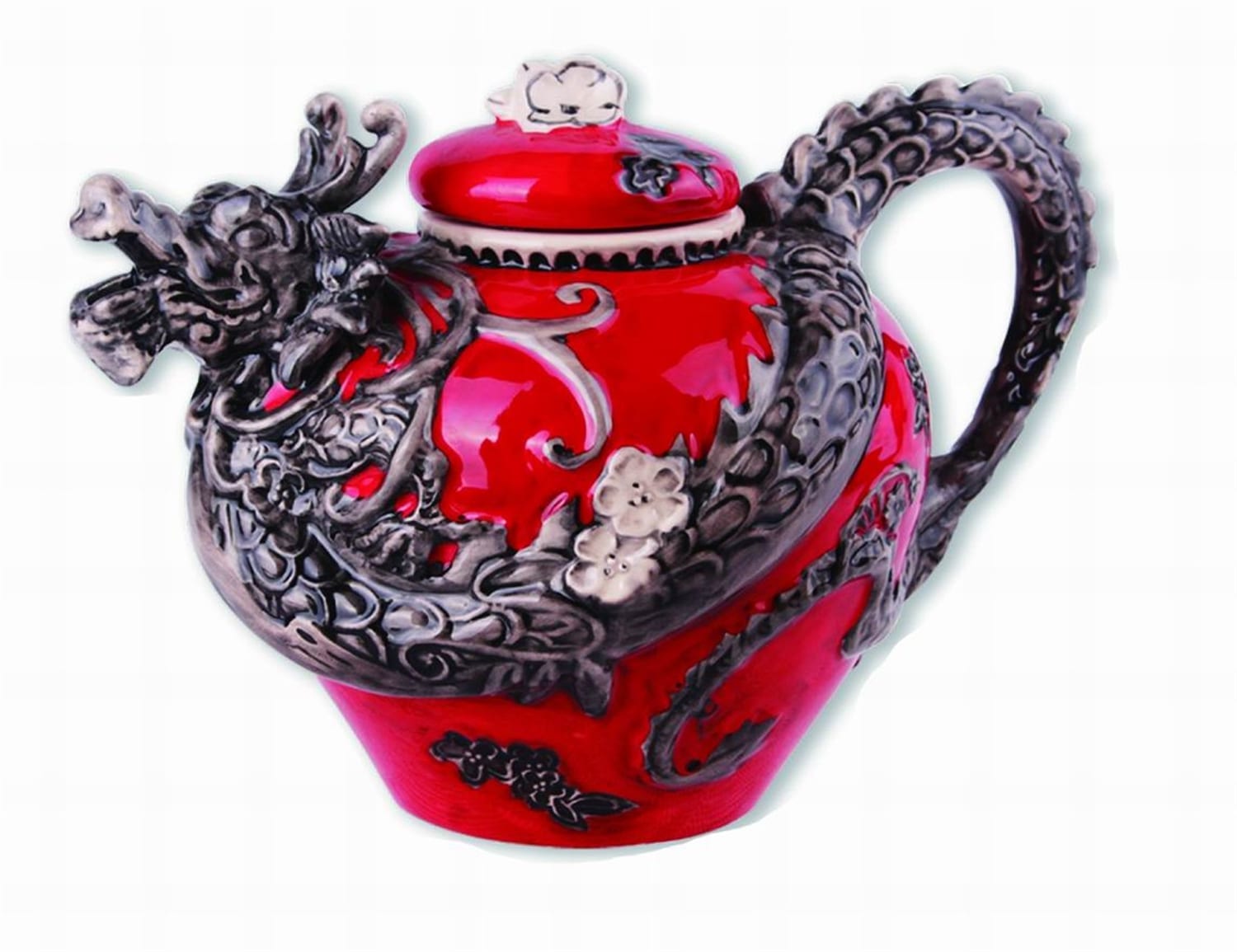 Clayworks Red Dragon Teapot – Blue Sky Clayworks