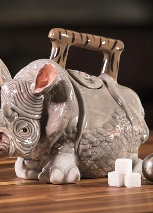 Rhino Teapot – Blue Sky Clayworks