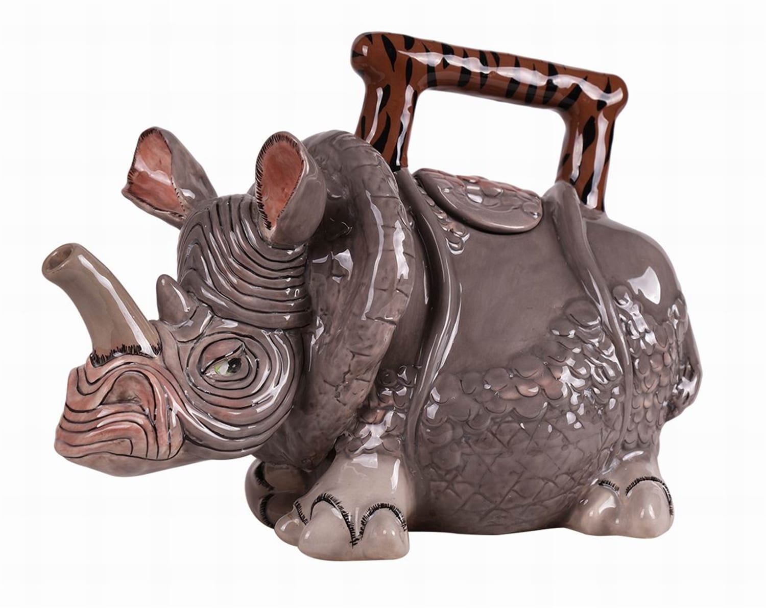 Rhino Teapot – Blue Sky Clayworks